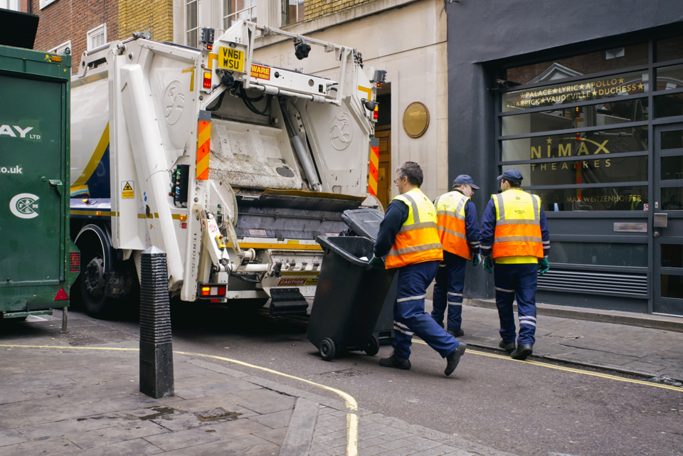 Man sleeping in bin tipped into waste truck | safety and risk management